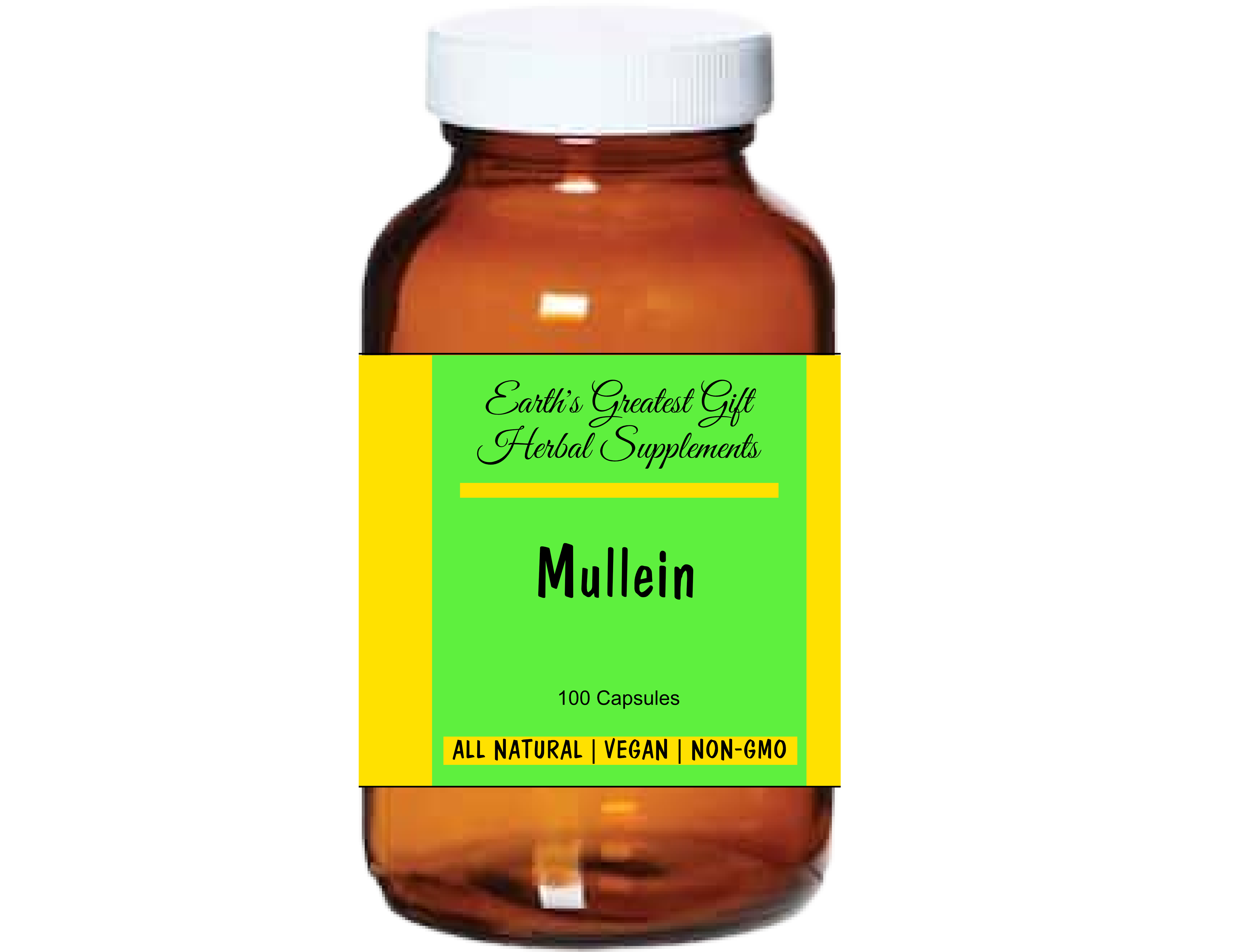 Mullein Capsules – Earth's Greatest Gift Herbal Supplements