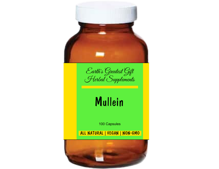 Mullein Capsules – Earth's Greatest Gift Herbal Supplements